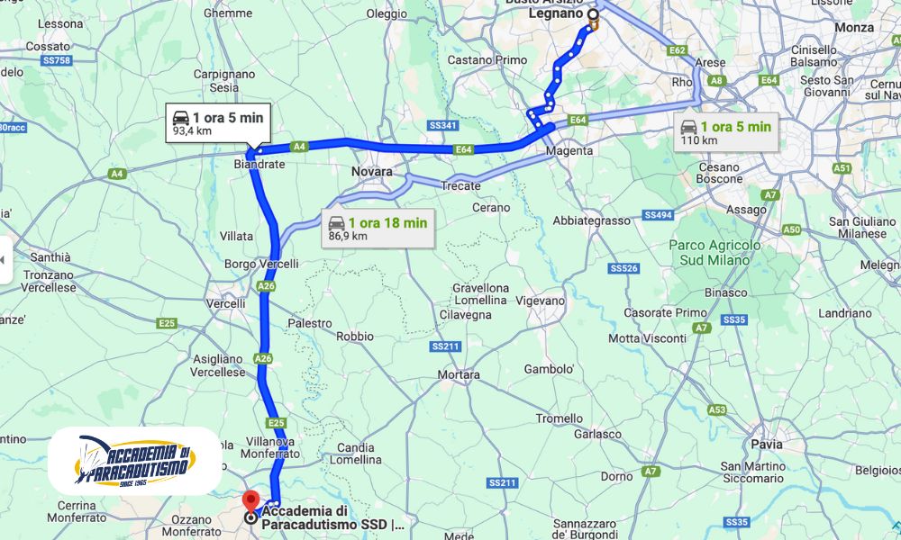 Paracadutismo Legnano - Prenota o Regala un Lancio